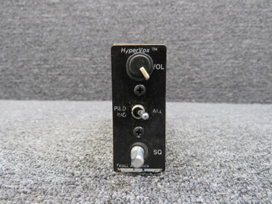 4000003 Troll Avionics HV-1 Model Missing Knob Cover HyperVOX Intercom System Has Worn Face