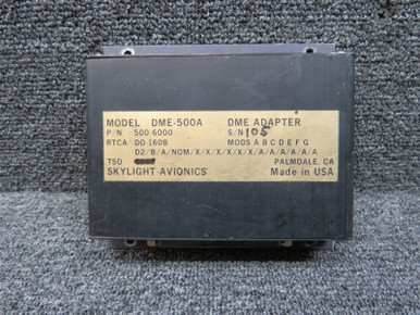 500-6000 Skylight Avionics DME-500A Worn Mount Hole DME Adapter