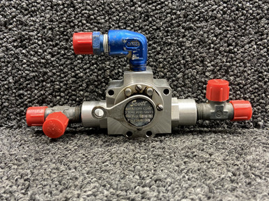 23640-3 (Alt: 30857-000) Scott Left Hand 3-Way Fuel Valve Assembly