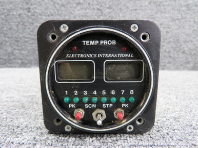 US-8 Electronics International EGT, CHT Display Indictaor w Connectors
