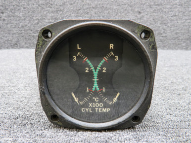 202-2F1F1K-D4 Edison 12 to 24 Volt Cylinder Temperature Dual Indicator
