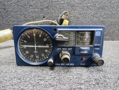 ADF-31A Narco Avionics Blue ADF Marker Beacon Receiver Unit Missing Back