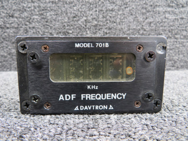 701B Davtron Rectangle Face ADF Frequency Indicator