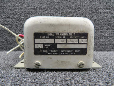 283 Safe Flight Avionics 14 Volt Dual Warning Unit Assembly