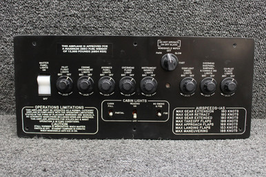 114-320023-5 Beechcraft 1900C Overhead Light Control Panel Assembly For ...