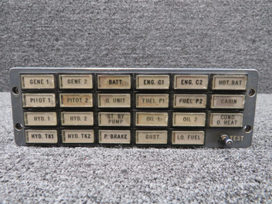 652TS01Y01 ECE Stuck Buttons Annunciator Panel Core Assembly
