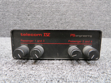 PS Engineering Telecom IV Aircraft Radio Panel Intercom Control Unit
