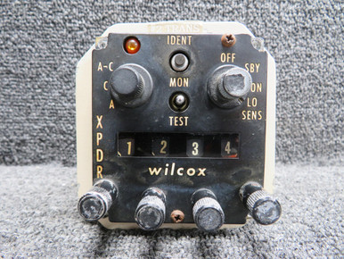 Beechcraft 65-A90 Wilcox Aircraft Transponder Control Panel
