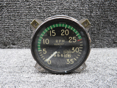 821108 Recording Tachometer Flight Indicator Has 1955.57 Hours