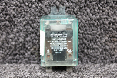 187-32C200 Midland Ross Relay (24 Volts) | Aircraft Parts and Salvage