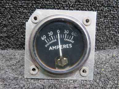 Piper PA24-180 Ammeter Indicator with Square Mount (Chipped Corner) For ...