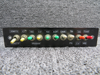 Piper PA28-140 Switch Panel Assembly (Broken C1 Switch) (No Data Plate)