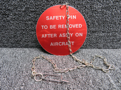 MY20773-69 Falcon Jet Safety Pin and Red Placard
