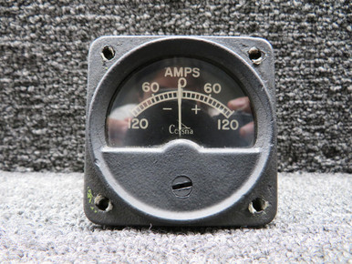 CM2627L8 Cessna Ammeter Indicator (Partially Ineligible Data Plate)