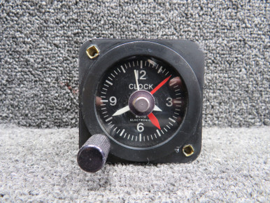 Borg Electronic Aircraft Clock Indicator Assembly