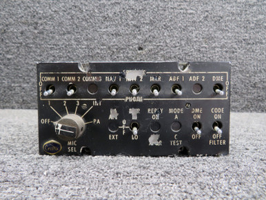 Cessna Audio Selector Panel Unit (Worn Face)