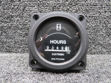 100690 Datcon 873-IB Hour Meter Indicator (Hours: 340.4) (12-24 Volts)