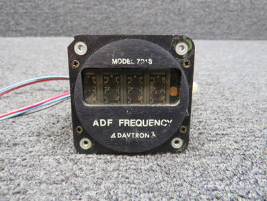 701B Davtron Square Face ADF Frequency Indicator with Chipped Mount