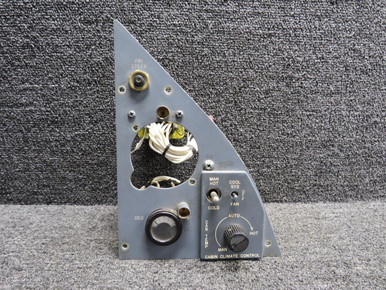 2414135-5 Learjet Cabin Climate Control Panel (Incomplete)