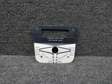 2113067-1 Cessna P210 Fuel Selector Placard For Sale