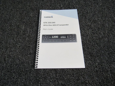 190-01499-00 Garmin GTX-335, 345 All-In-One ADS-B Transponder Pilot's ...
