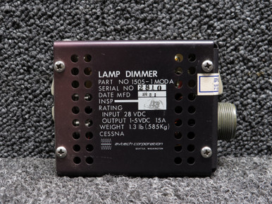 1505-1 Avtech Model A Lamp Dimmer (15 Amps, 28 Volts)