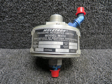 M412QB-3AA-3 Meletron M412 Pressure Actuated Switch 28 Volt Core Assembly