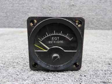 Alcor EGT Indicator with Yellow Needle (Cracked Face) For Sale