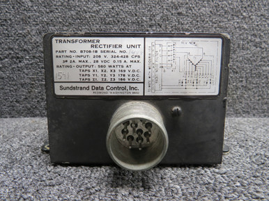 B708-1B SDC Transformer Rectifier 28 Volt Core Unit with Green ...