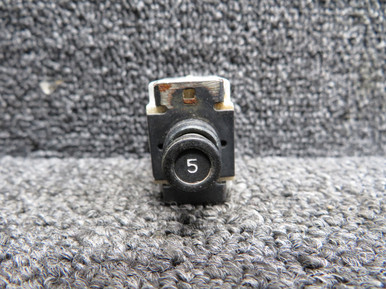 MS25244-5 (Alternate: 105-205-101) Wood Electric Push Circuit Breaker