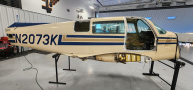 Mooney M20J Fuselage w Log Books, Airworthiness, Data Tag, and Bill of Sale