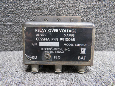 9910068 Electro-Mech EM201-3 Overvoltage Relay (Volt: 28, Amps: 5)