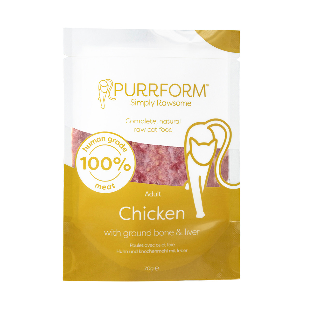 Chicken & Ground Bone with Liver - Purrform Ltd