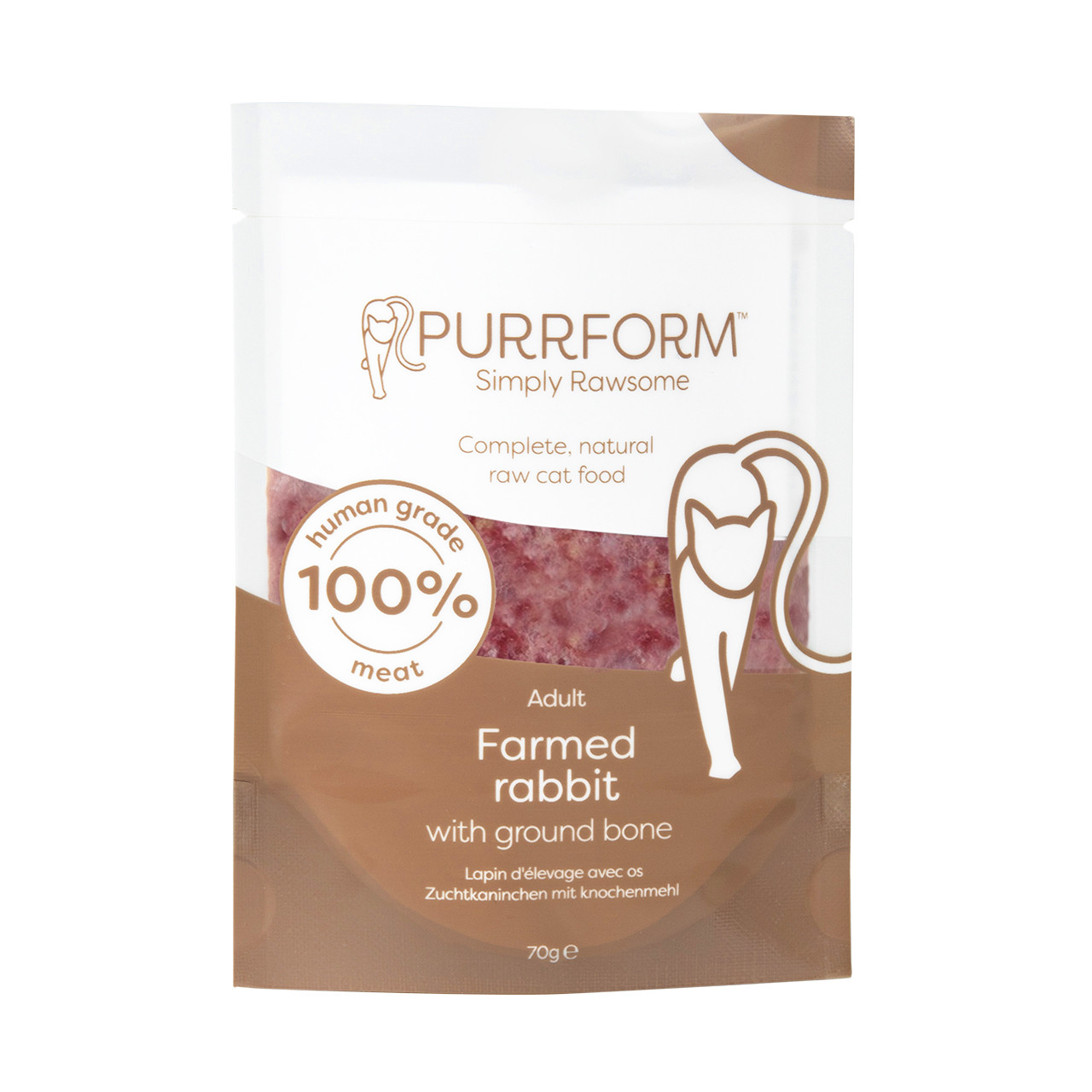 Farmed Rabbit with Ground Bone - Purrform Ltd