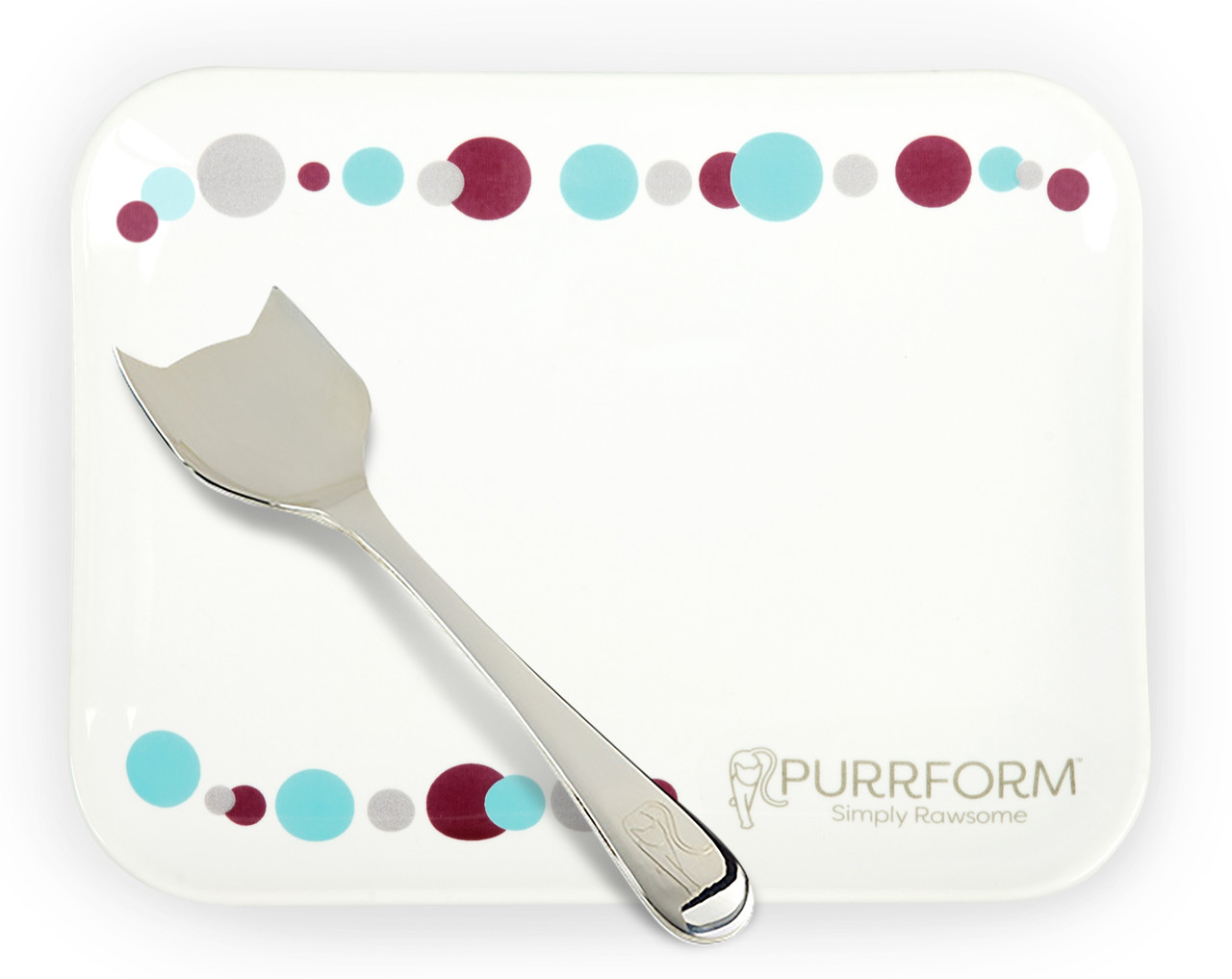 Cat Serving Dish and Spoon Bundle - Purrform Ltd