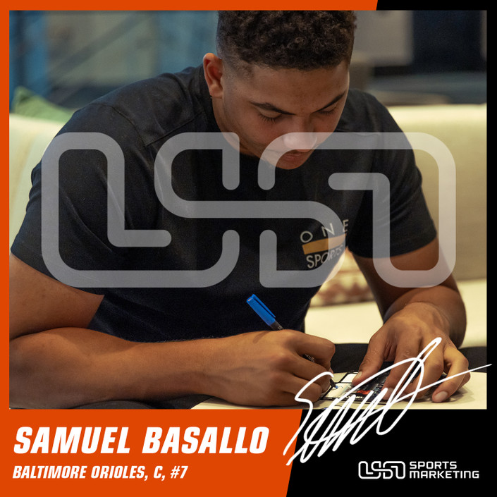 Samuel Basallo Orioles Signed Cursive 2024 Futures Game Baseball JSA ...