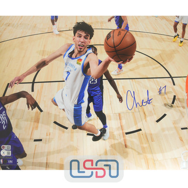 Chet Holmgren Thunder Signed Autographed 16x20 Photograph Photo USA SM ...