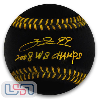 So Taguchi Signed "2008 WS Champs" Official Major League Baseball Black ...