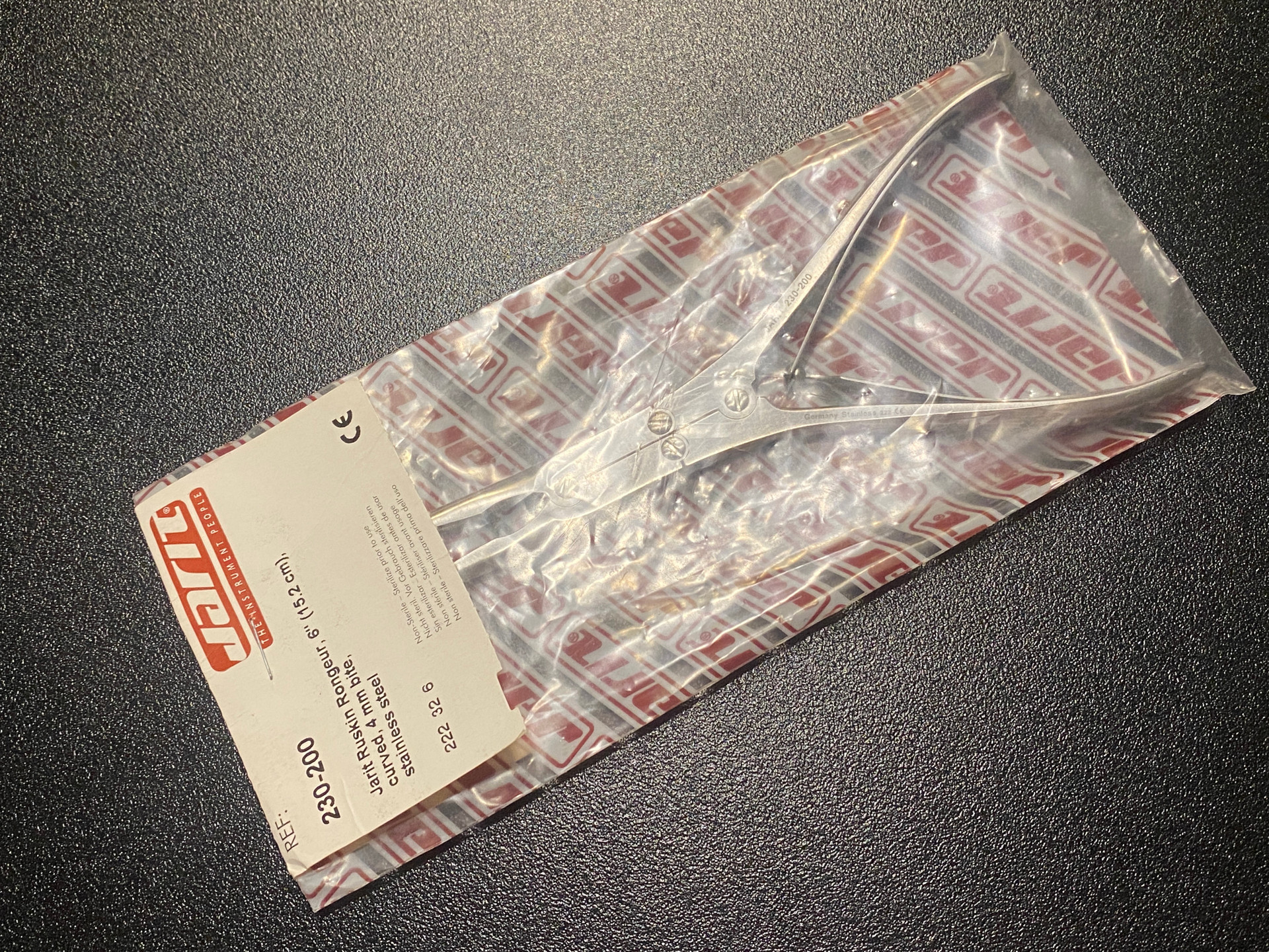 Jarit 230-200 Ruskin Mini Rongeur, CVD, 4mm Bite (NEW)