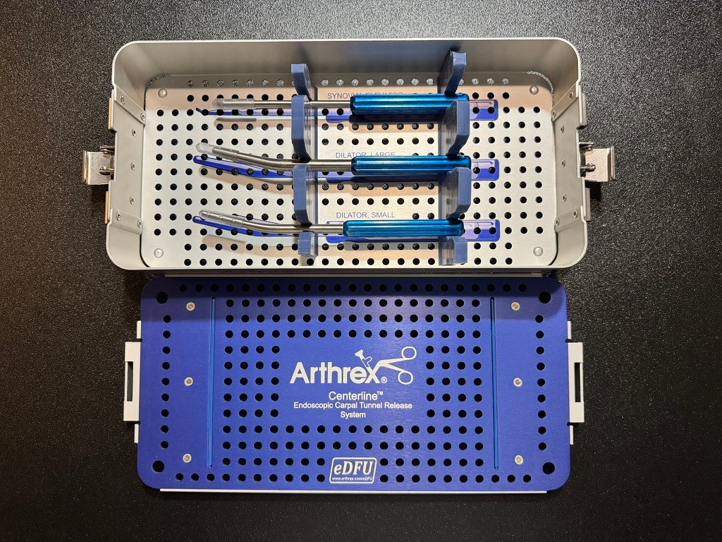 Arthrex AR-8850S Centerline Endoscopic Carpal Tunnel Release Instrument Set