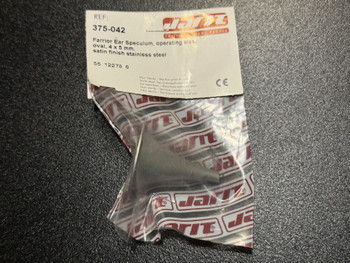 Jarit 375-042 Farrior Ear Speculum, Oblique, 4mm X 5mm