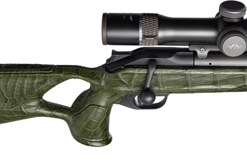Green Alligator Skin Rifle