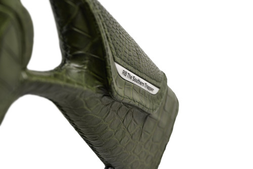 Green Alligator Skin Rifle