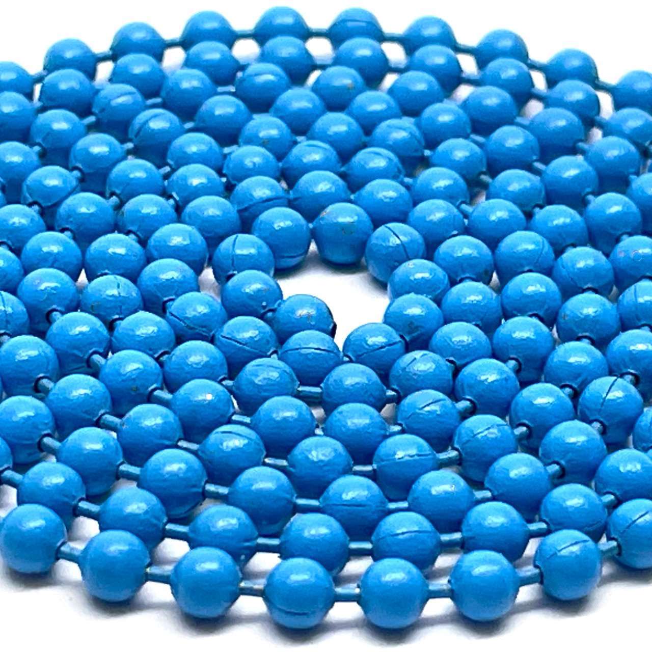 #6 Sky Blue Ball Chain, 10 feet - Mosaic Tile Mania