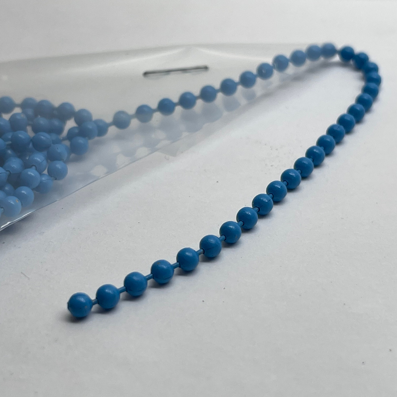 #6 Sky Blue Ball Chain, 10 feet - Mosaic Tile Mania