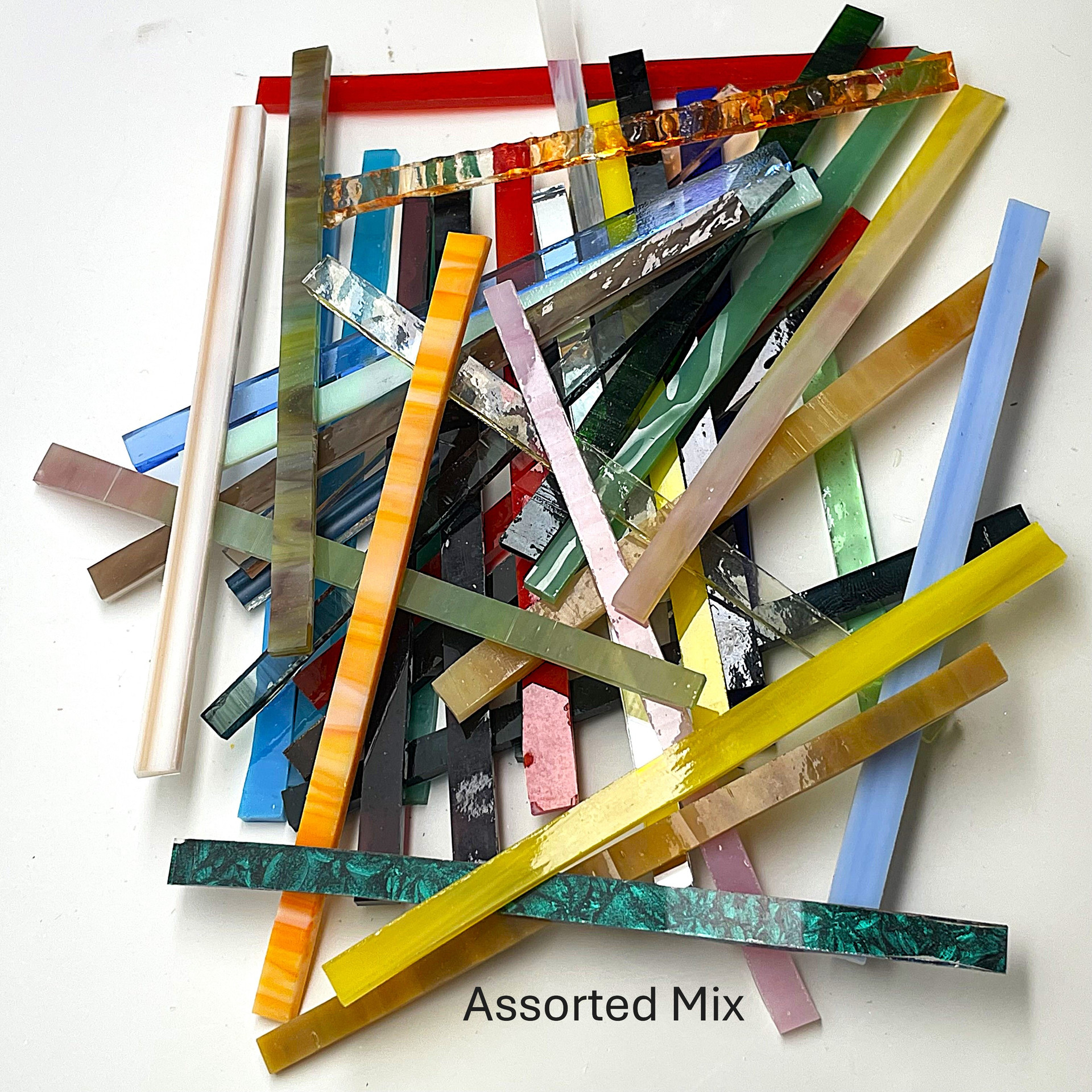 Mosaic Tile Stained Glass Strips