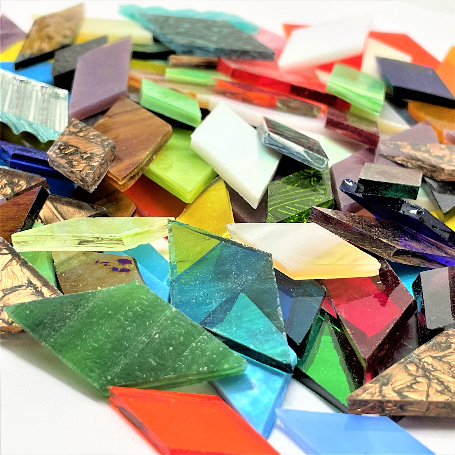 Diamond Mix - 1/2 lb Assorted Colors and Sizes of Rhombus ...