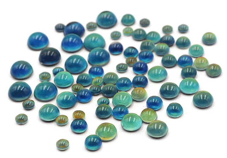 Color Changing Mood Stones, 10pcs, 6mm - Mosaic Tile Mania