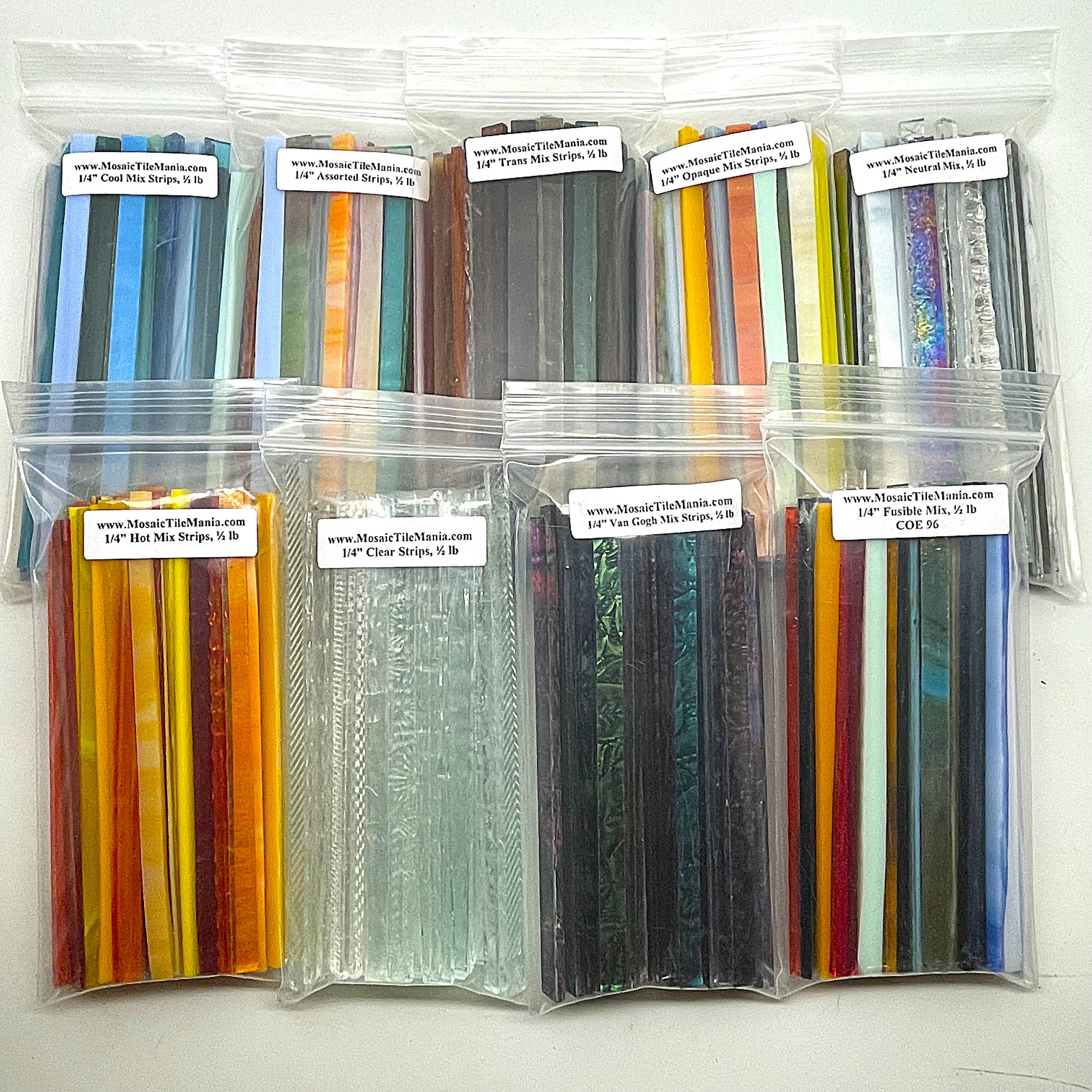 Mosaic Tile Stained Glass Strips