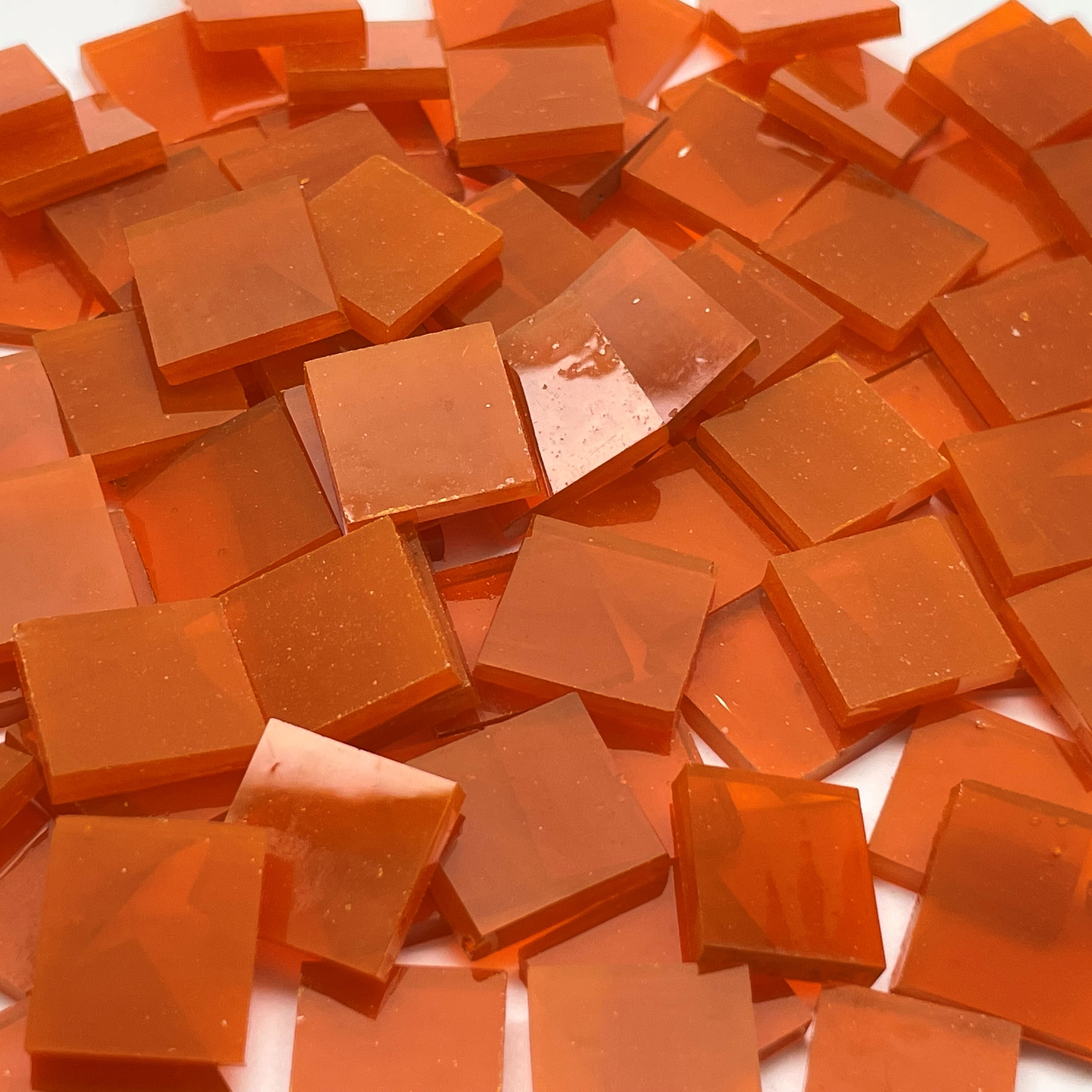 Clear Cathedral Seedy Stained Glass Mosaic Tiles - Mosaic Tile Mania